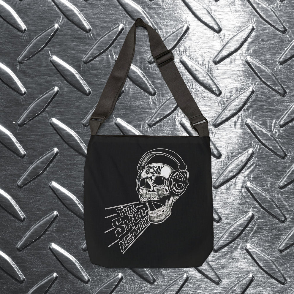 The Shuli Network from Space Chief Designs Adjustable Tote Bag (AOP) 1 ...