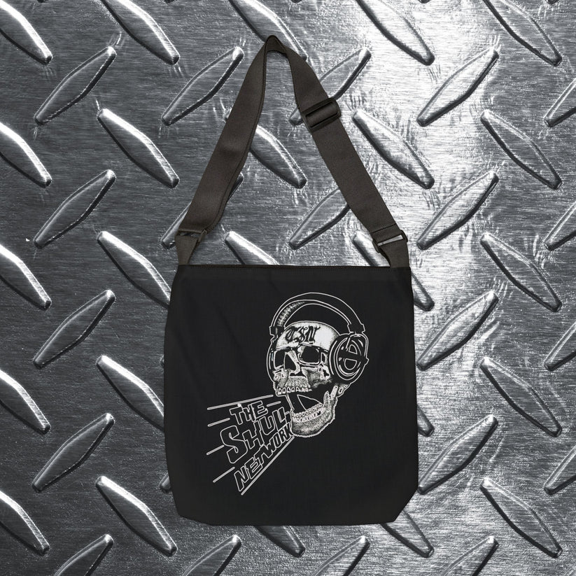 The Shuli Network from Space Chief Designs Adjustable Tote Bag (AOP) 1 ...